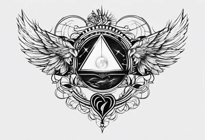 Symbols of feeling trapped tattoo idea | TattoosAI