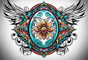 Oval Tattoo Ideas | TattoosAI
