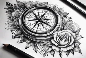 Compass Tattoo Ideas | TattoosAI