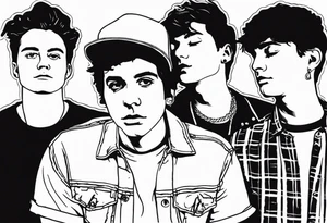 The band "Wallows" tattoo idea | TattoosAI