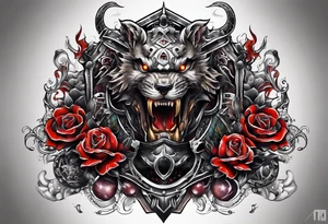 Fighting Tattoo Ideas | TattoosAI