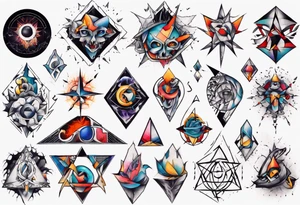 Chaos theory tattoo idea | TattoosAI