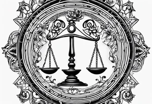 Libra sigil wrist tattoo tattoo idea | TattoosAI