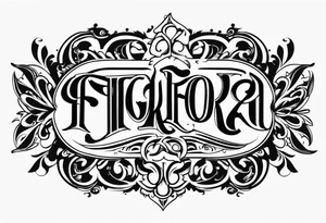 Lettering Tattoo Style | TattoosAI