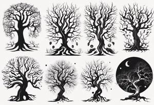 Wicked Tree tattoo idea | TattoosAI