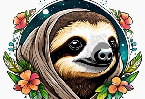 Sloth Tattoo Ideas | TattoosAI