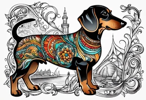 Barking Tattoo Ideas | TattoosAI
