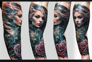 X ray of human arm on right arm tattoo idea | TattoosAI