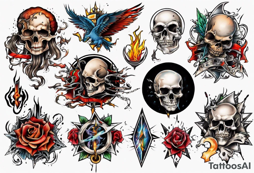 Chaos theory tattoo idea | TattoosAI