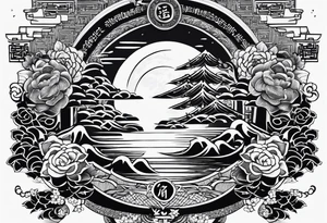 Kaizen japanese scripture tattoo idea | TattoosAI