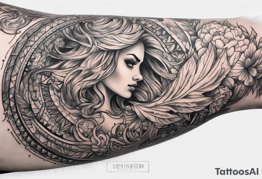 Horizontal long thin inner arm tattoo tattoo idea | TattoosAI