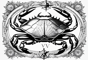 Crab Tattoo Ideas | TattoosAI