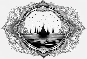 Ripples Tattoo Ideas | TattoosAI