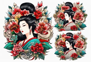 The name Nakama painted vertically, in Shôdo style writing. tattoo idea ...