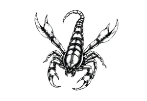 Scorpion Japanese style tattoo idea | TattoosAI