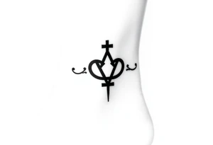 A symbols reprensting Gay bottom submissive tattoo idea | TattoosAI