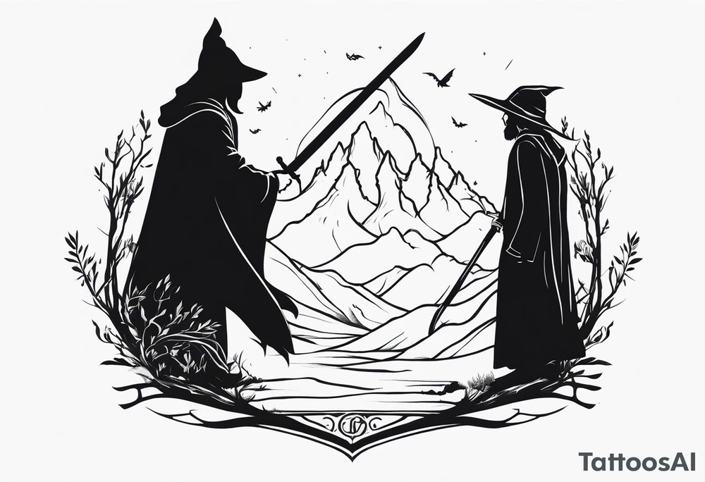 Lord of the rings main with Harry Potter mashup but clear independent ...