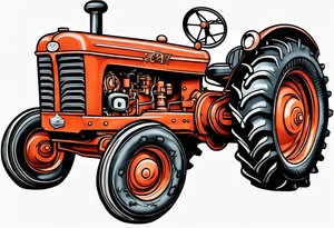 Tractors Tattoo Ideas | TattoosAI