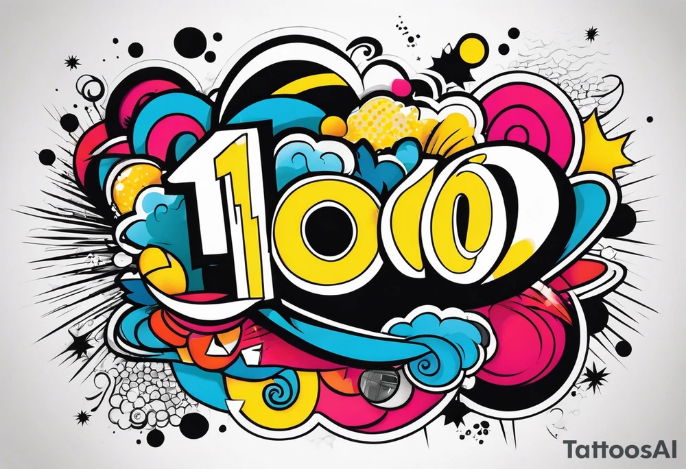 The 100 tattoo idea | TattoosAI