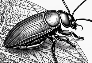 A cockroach, Gregor Samsa by Kafka tattoo idea | TattoosAI
