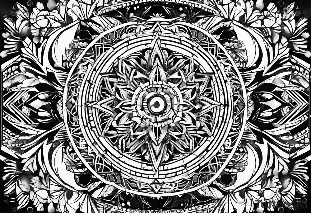 A symbol for someone who moves in stealth tattoo idea | TattoosAI