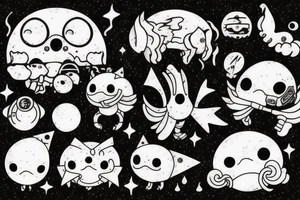 Dust sprites tattoo idea | TattoosAI