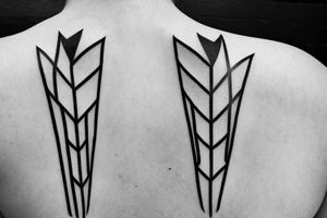 406, thin realistic arrow and arrow head with the 406 in the arrow head ...