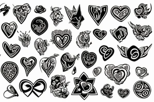 GG LOVE tattoo idea | TattoosAI