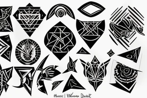 Matrix tattoo idea | TattoosAI