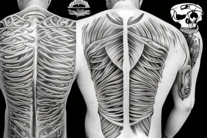 A huge injury that reveals a biomechanical /technological skeleton ...